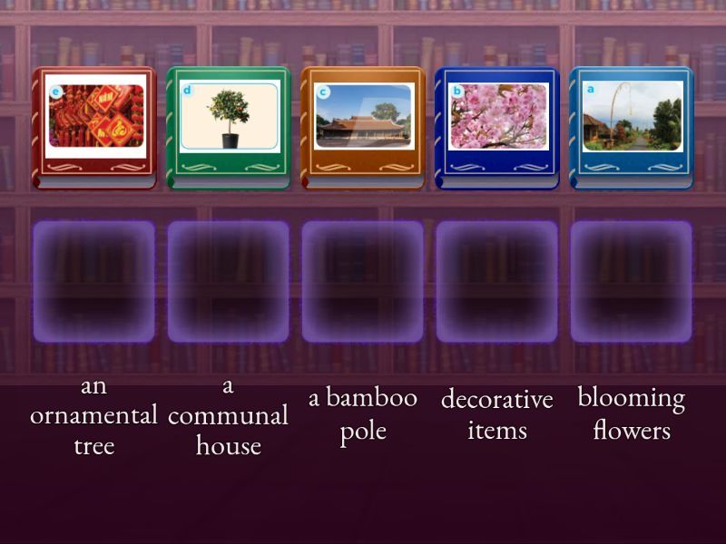 Match the phrases with the correct pictures - Match up