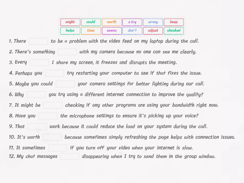 Upper-Inter_5C_Functional language - Complete the sentence