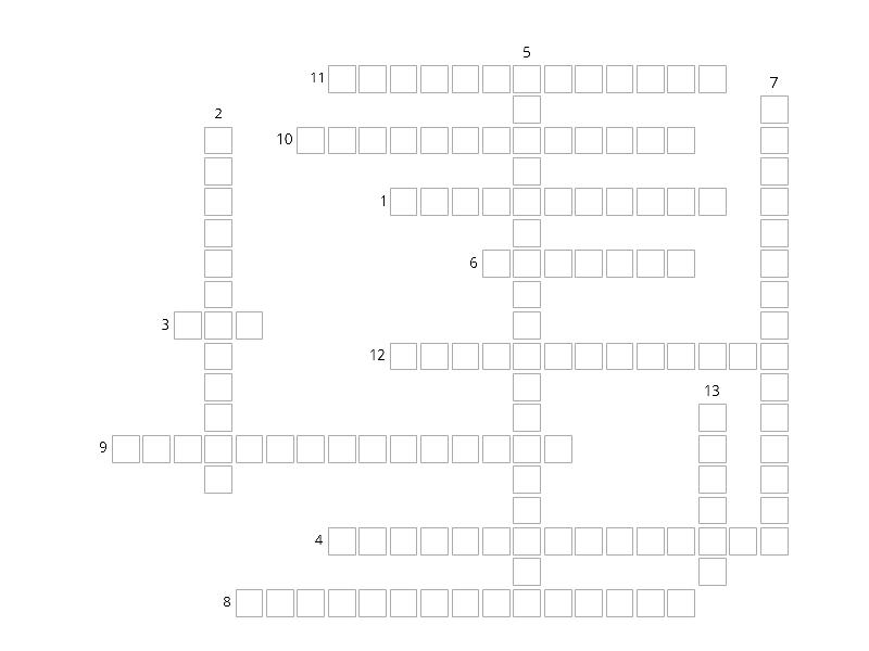 Unit 2 - Crossword