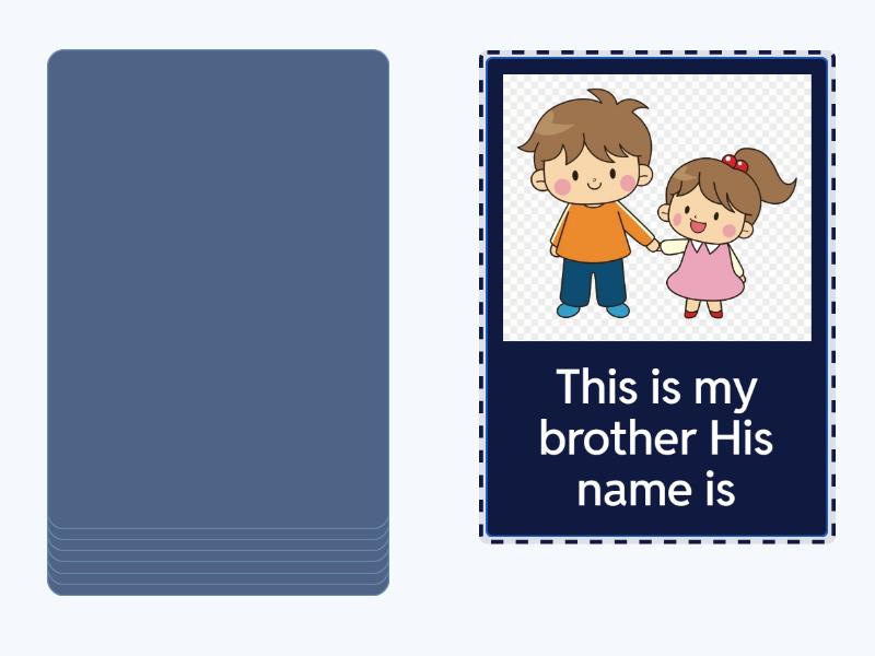 Family - Speaking cards