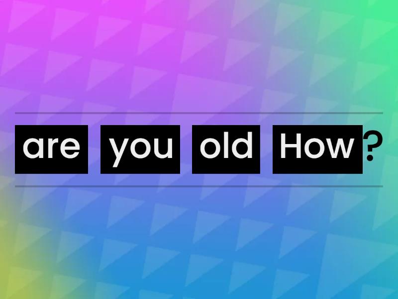 Unit 5 Questions - Unjumble