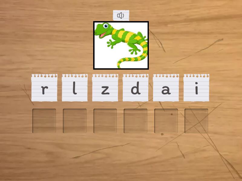 grade 1 unit 6 spelling 1 - Anagram