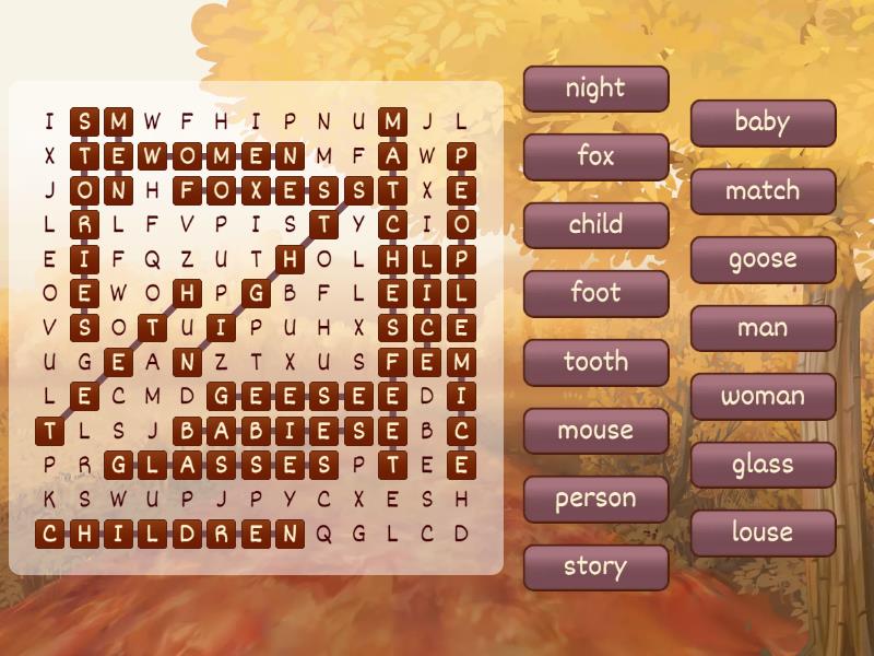 CKLA Unit 3 Lesson 1 - Wordsearch