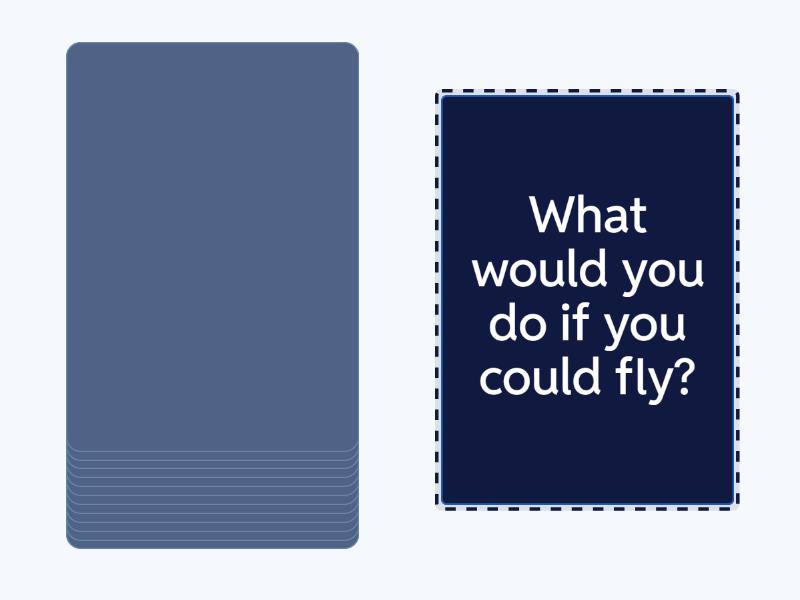 conditionals - Speaking cards