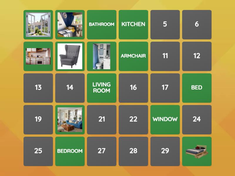 go getter 1 unit 3 PARTS OF THE HOUSE - Parejas