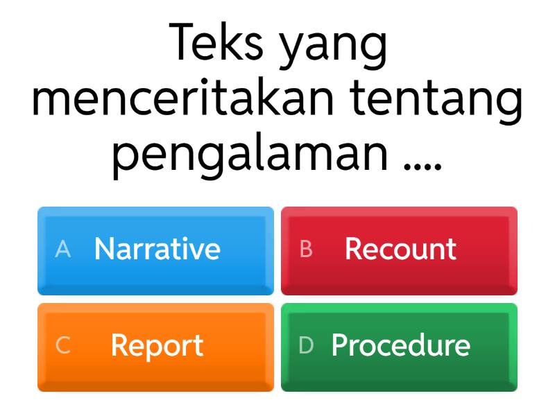 Monolog Teks - Quiz