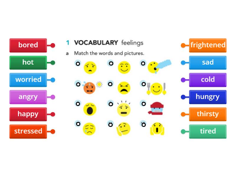 Feelings - Labelled diagram