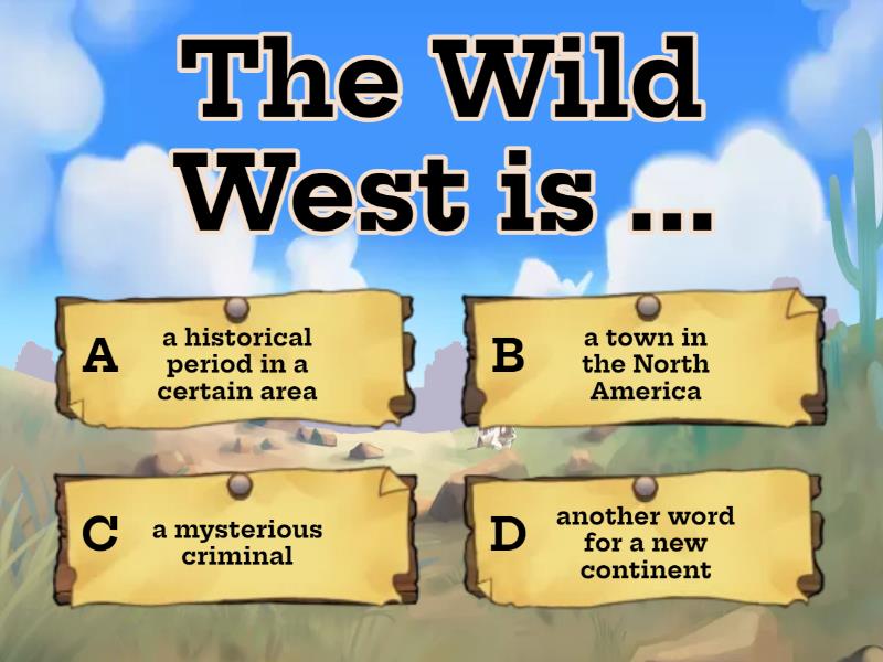 The Wild West quiz - Cuestionario