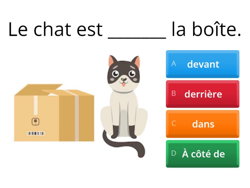 OÙ EST... Prépositions de lieu - Quiz