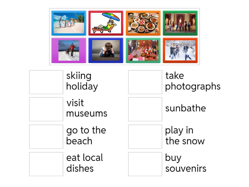Types activities grade 6 - Match up