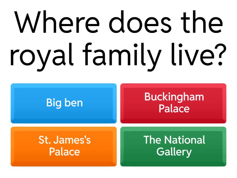 about the Royal Family - Quiz
