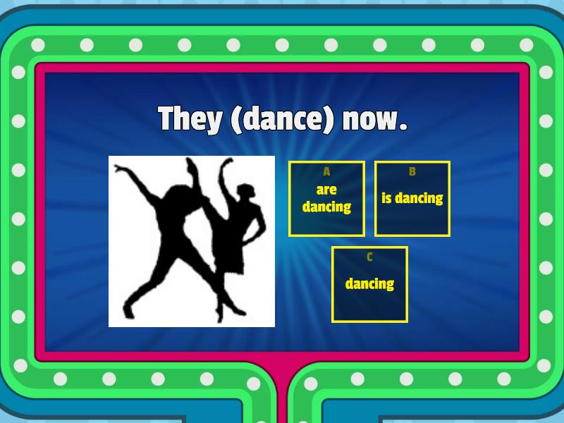 GG2 3.2. Present Continuous affirmative only (7th sky, do not edit) - Gameshow quiz