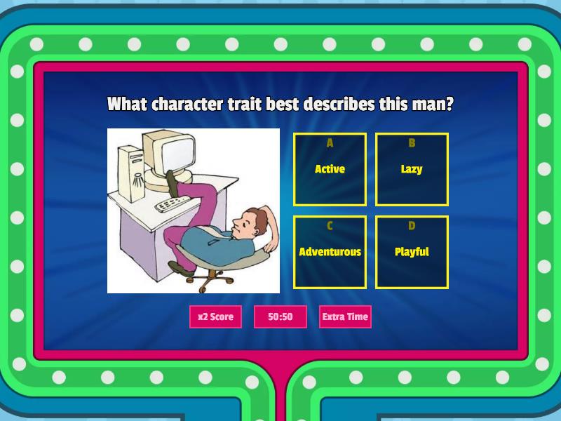 Character Traits Game - Concurso de preguntas