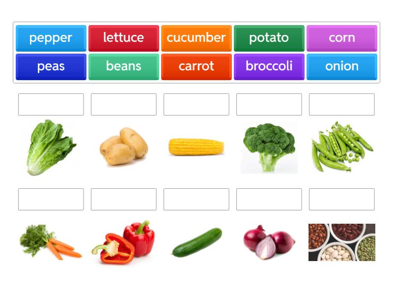 Vegetables - Match up