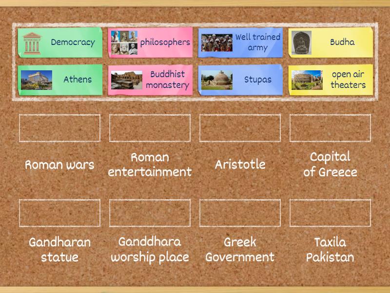 Ancient Civilizations - Match up