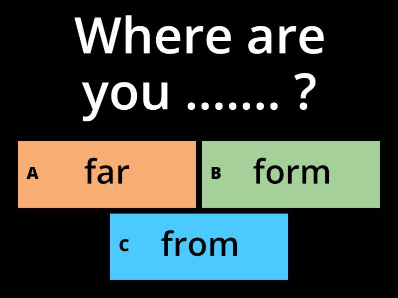 Connect 3 / Unit 7 Where are you from p1 ? - Quiz