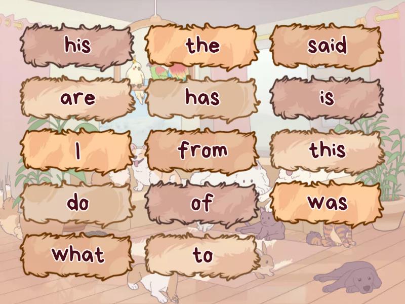 3.1- Sight Word Swipe - Read and Swipe to Reveal the Photo - Flip tiles