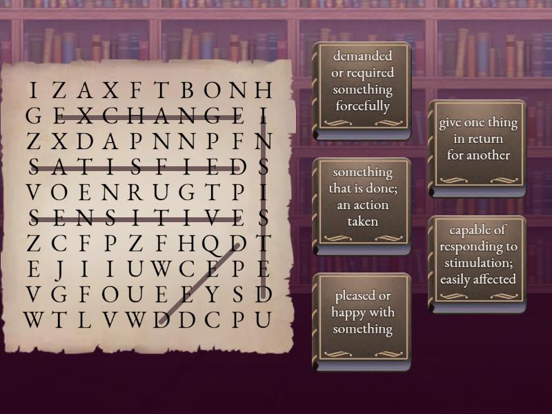 My View Literacy 4 - La Culebra - Vocabulary - Wordsearch