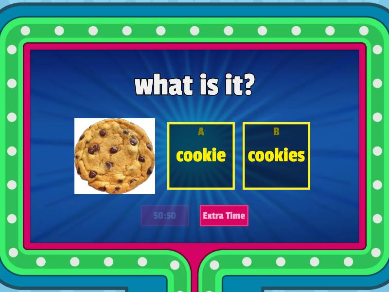 Singular and Plural Nouns - Game show de TV