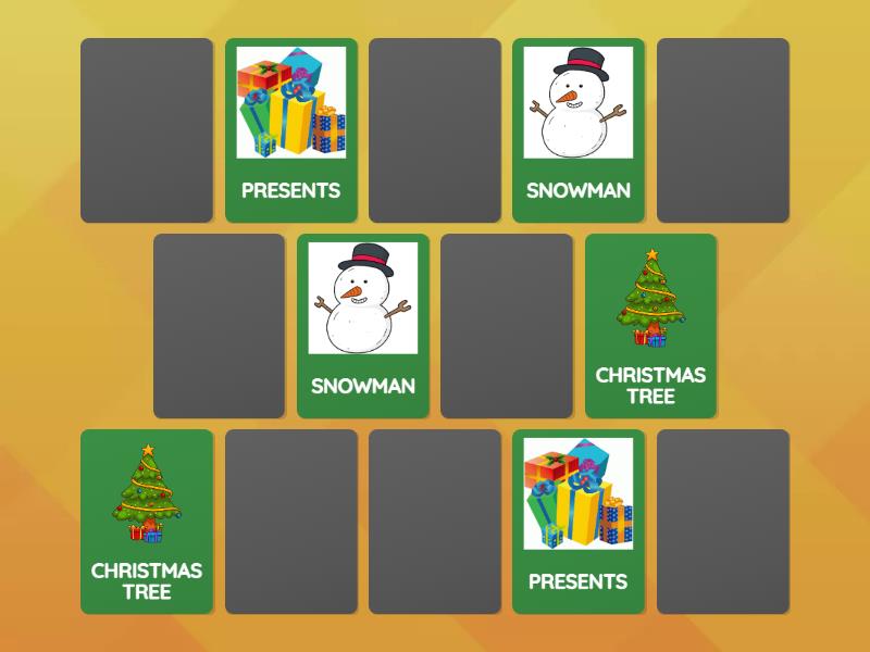 CHRISTMAS - Matching pairs
