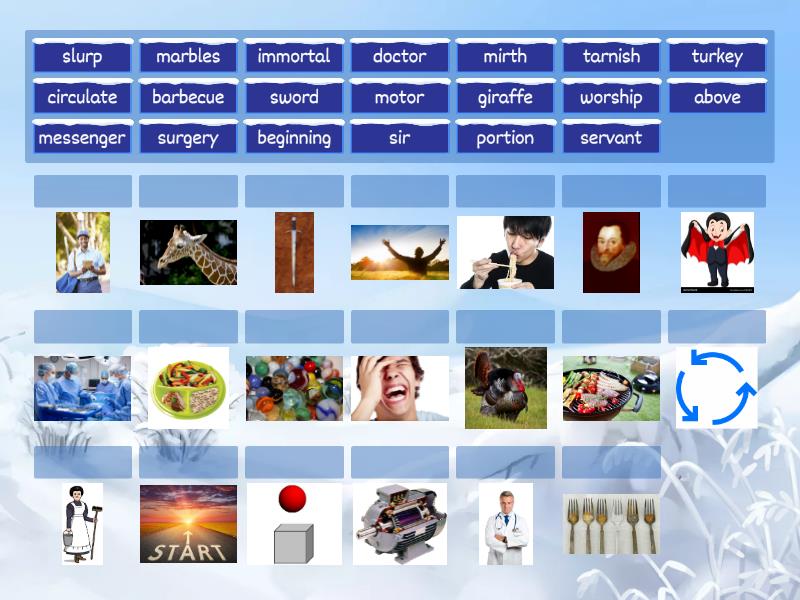 CKLA Unit 4 #1 - Match up