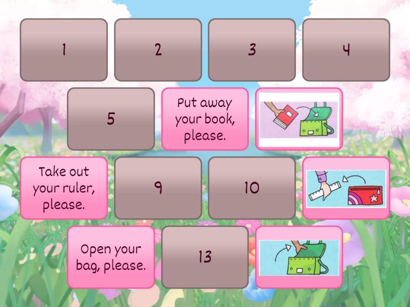 SM1 - Classroom commands - matching - Matching pairs