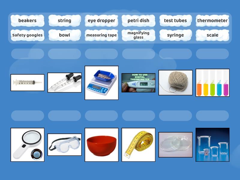 laboratory tools - Match up