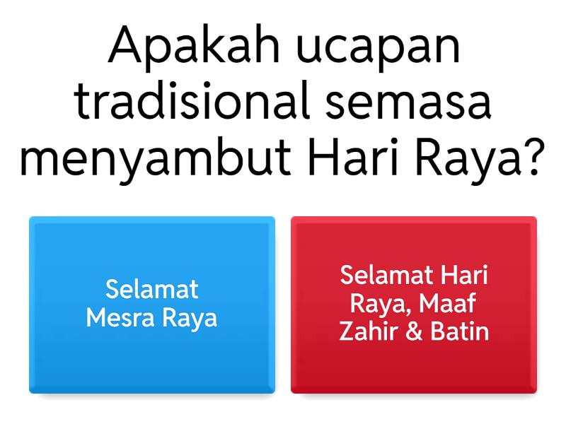 Kuiz Raya 2025 - Quiz