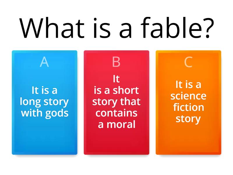 Fables - Quiz