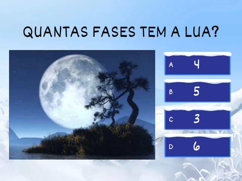 5º ANO - FASES DA LUA - Quiz