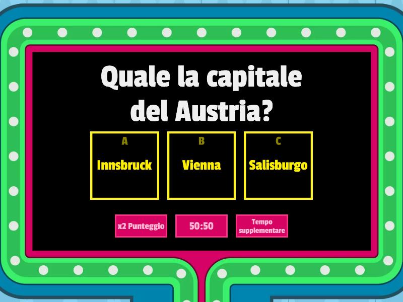 Austria - Gameshow quiz