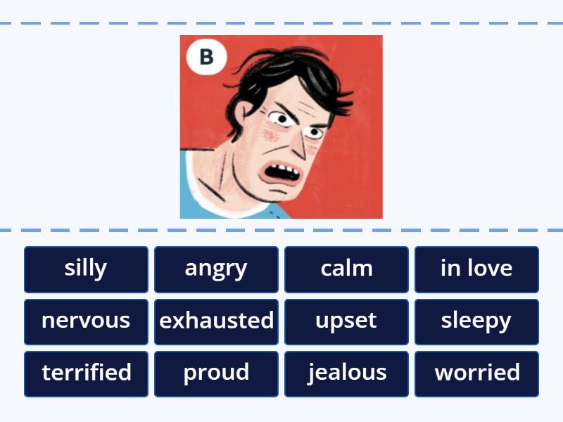 SO B1 adjectives for feelings - Find the match