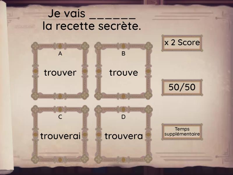 Futur Proche et Futur Simple en Français - Quiz télévisé