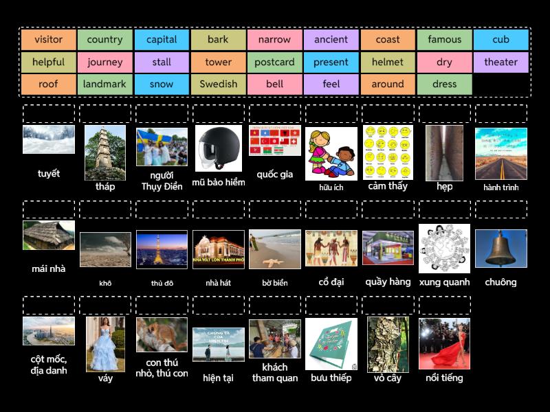 unit 9 vocab - Match up