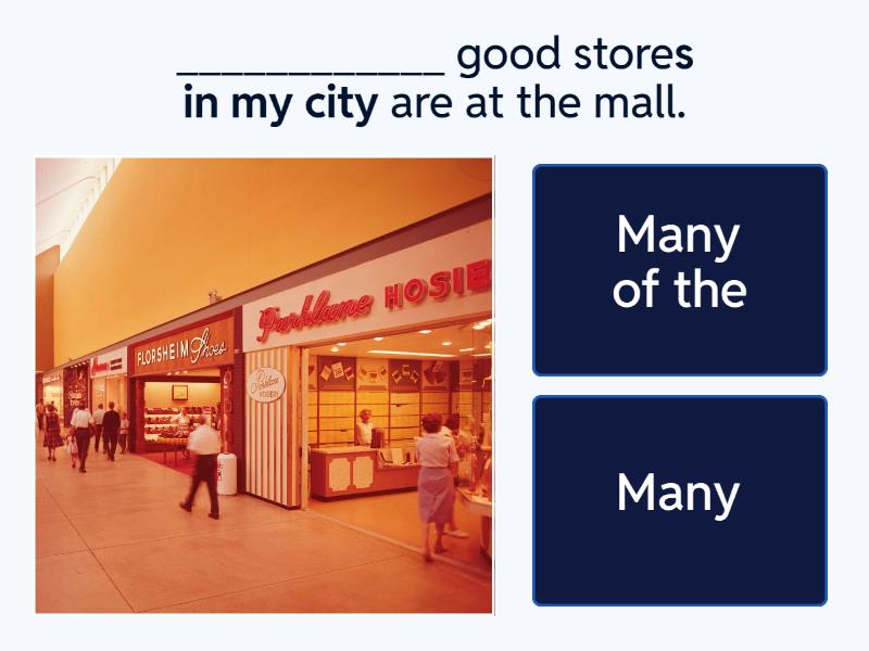 E2-U6 Determiners checking your understanding - Quiz