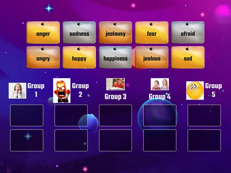 FEELINGS - U5 - Group sort