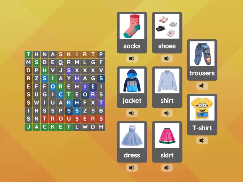 AS1 U8 L1 words - Wordsearch