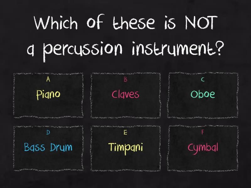 Percussion Family - Quiz