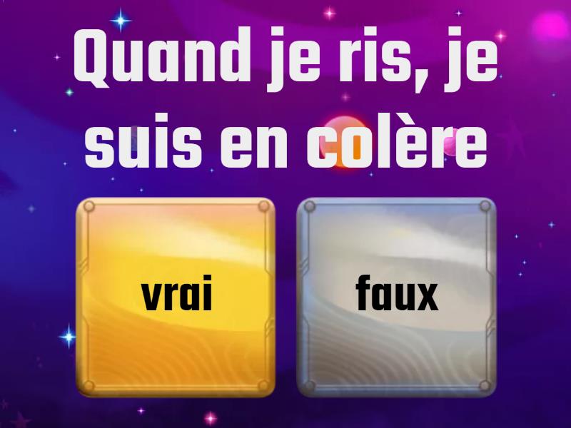 Vrai ou faux - Quiz