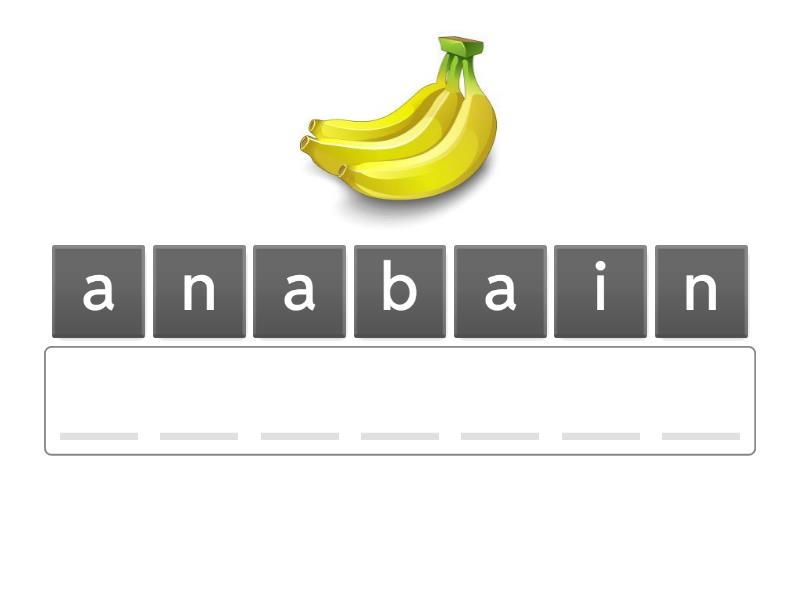Hedelmät ja marjat MI SM1 (8) - Anagram