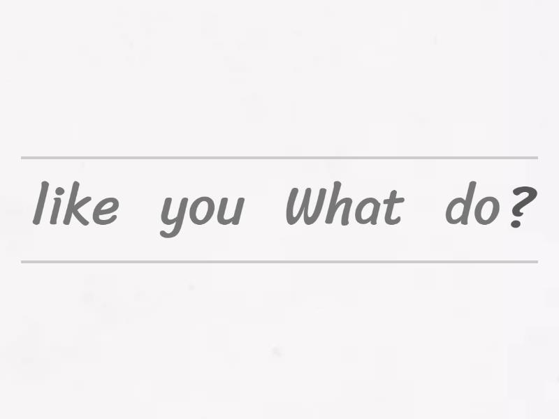 2B Ch1 Part B (Sentence Structure) - Desembaralhe