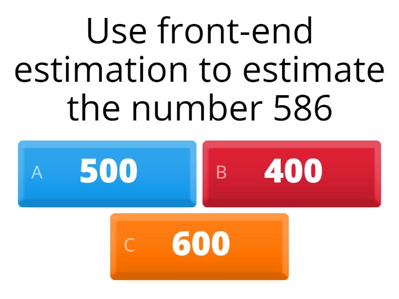 Front-end estimation 2 - Quiz