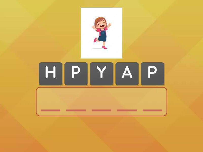 Direction: Drag the letters into their correct position to unscramble ...