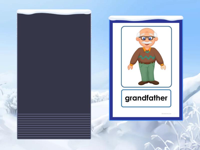 MY FAMILY - Speaking cards