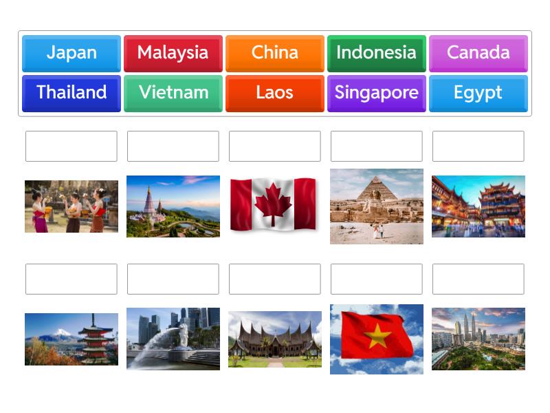 Knowing the country - Match up