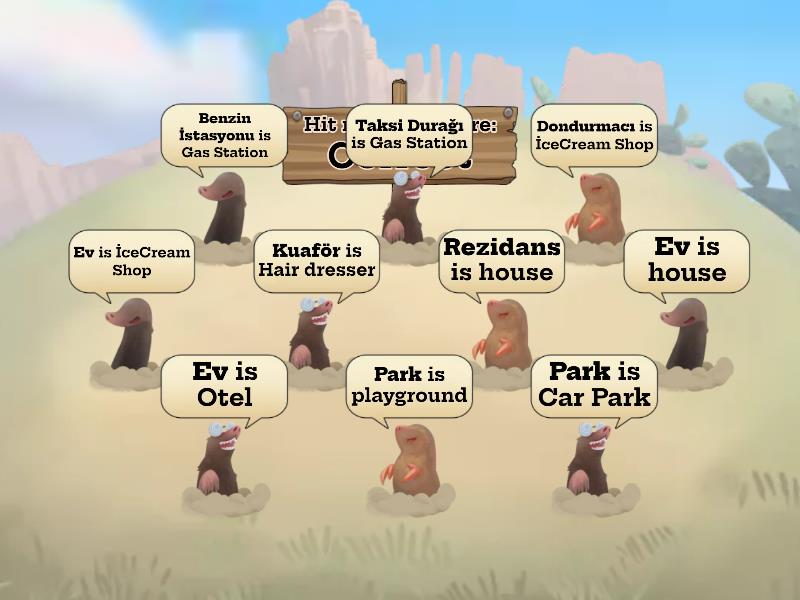 Grade 2 Shops Whack-a-mole - Whack-a-mole