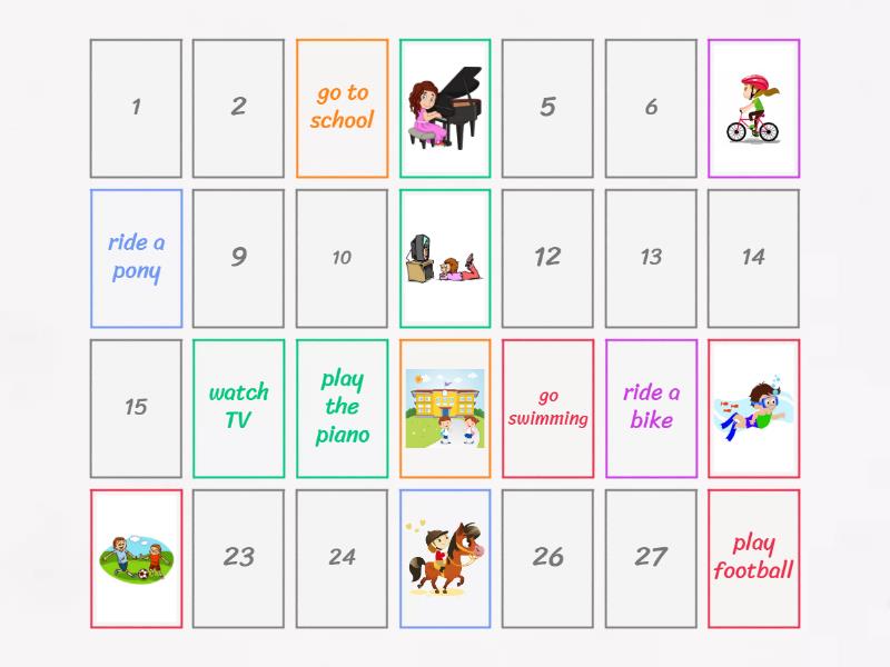 SM 1 Free time (Memory game) - Matching pairs