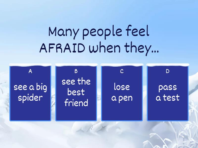 moods and feelings - Quiz