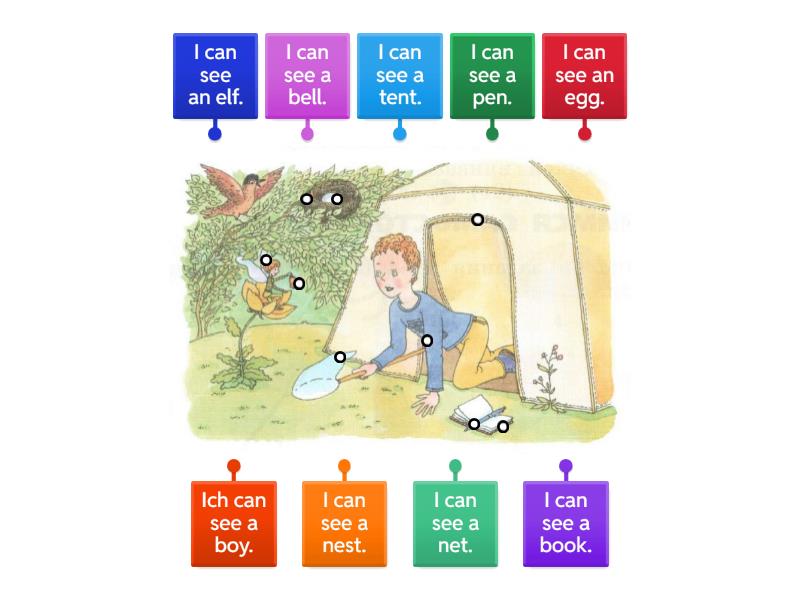 AS1_U5_Nika_I can see a tent. - Labelled diagram