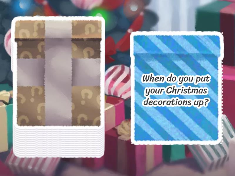 Christmas - Speaking cards